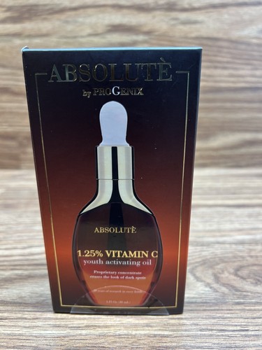 Absolute by Progenix 1.25% Vitamin C Facial Oil Serum 1 Fl Oz (30mL) | eBay