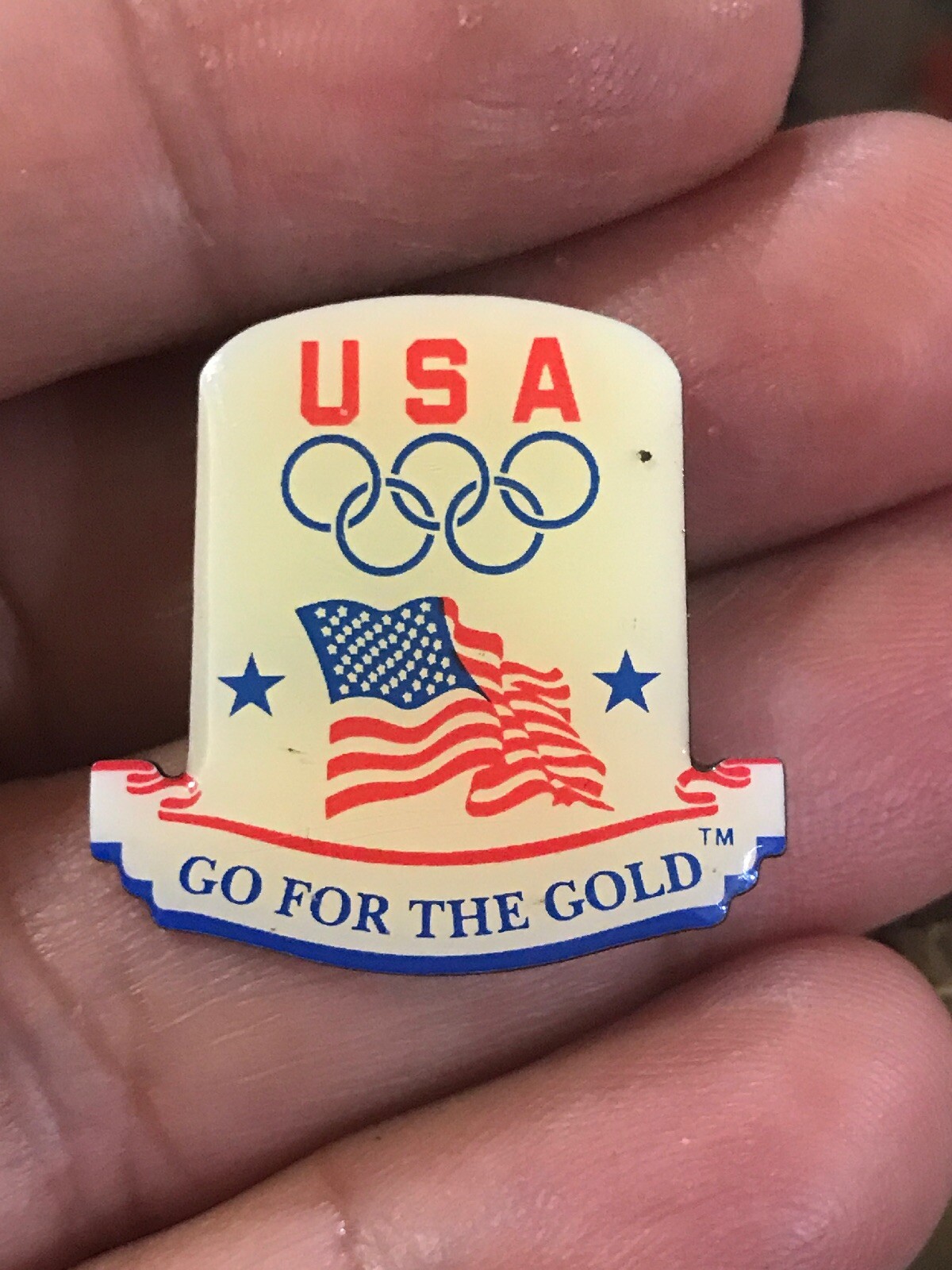 USA Olympic Go for the Gold Lapel Pin Pinback | eBay