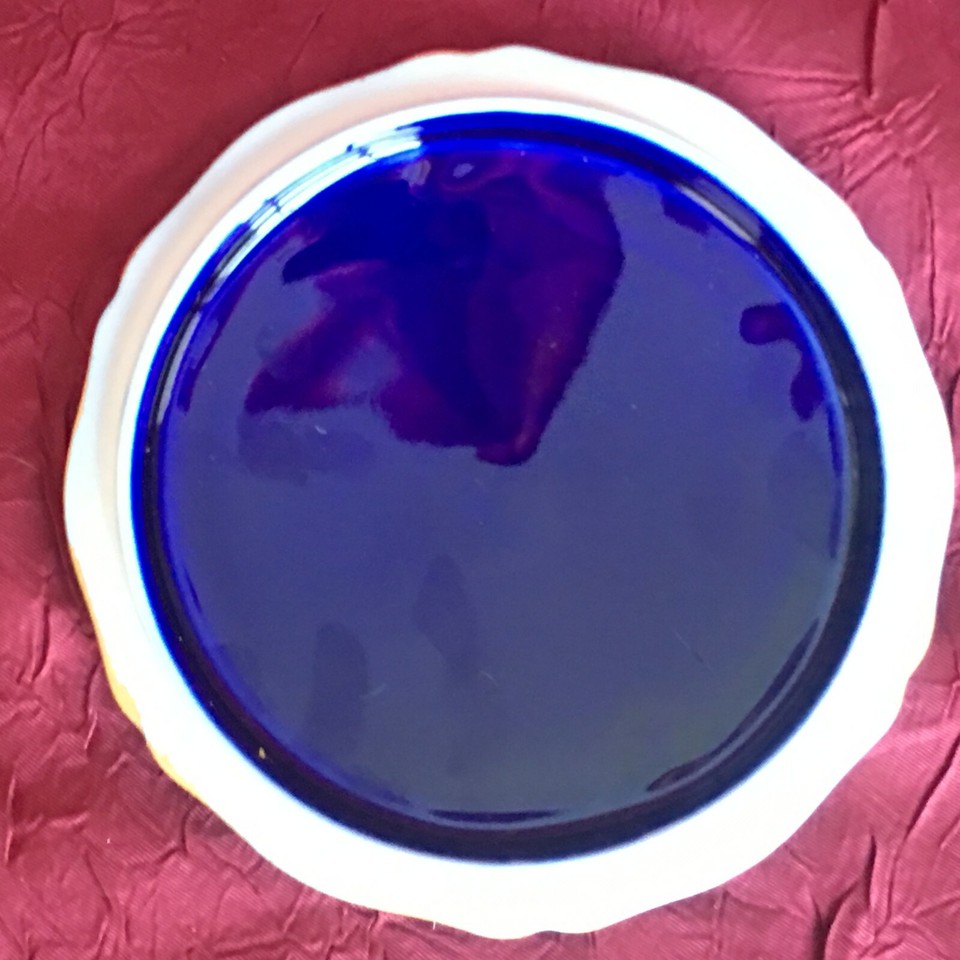 LIMOGES ARTORIA VERITABLE BLEU DE FOUR -TRINKET BOX- COBALT BLUE W GOLD ...