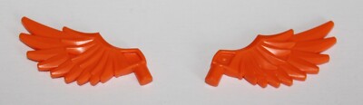 2 x Lego Chima Orange Minifig Wing Feathered Ref 11100 set 70221 70146 ...