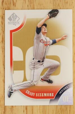 2009 SP Authentic Grady Sizemore Cleveland Indians #96 Baseball Card | eBay