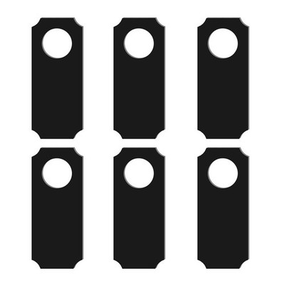 6 Pcs Door Sign Hanger Hanging Chalkboard Labels Wedding Blackboard ...
