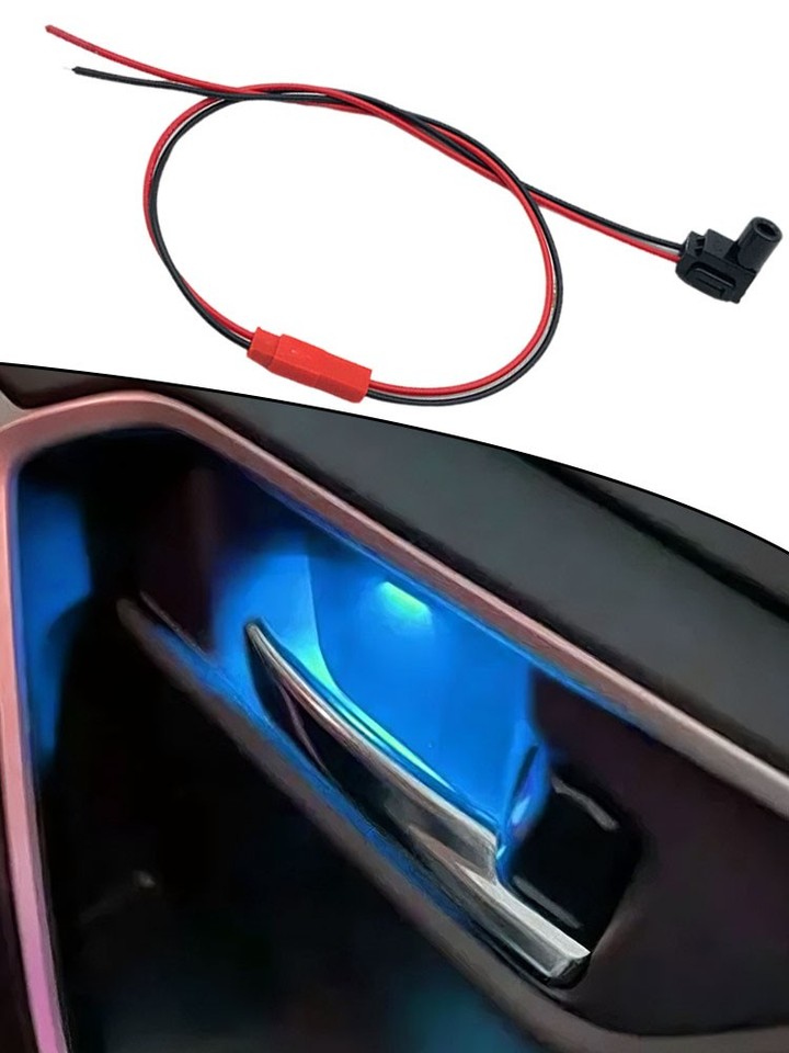 4Pcs Car Door LED Handle Light 12V Signal Indicator Light Ambient ...