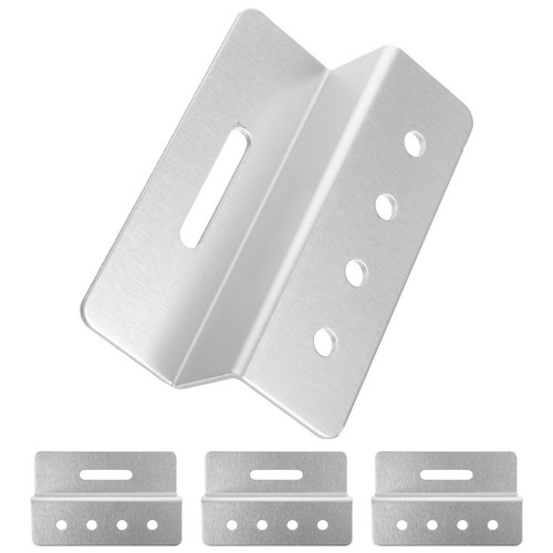 4 Pcs Solar Bracket Panel Installation Z Brackets Mount for Mounting | eBay