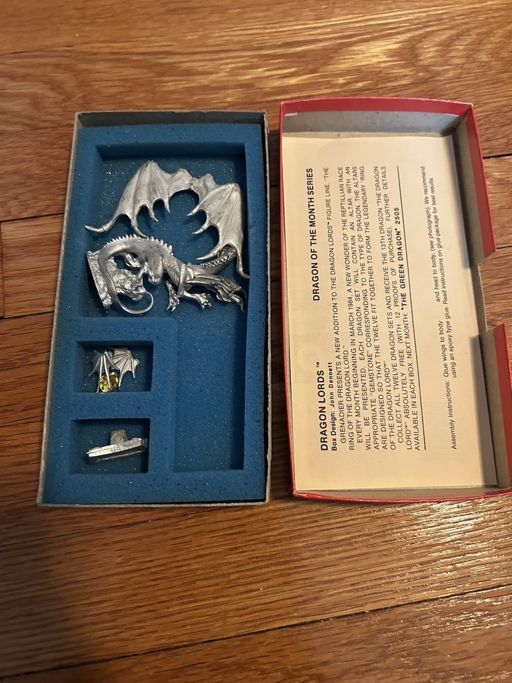 Dragon Lords Brass Dragon Dnd Grenadier Models 2504 1984 Complete | eBay