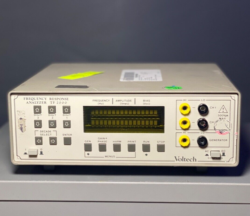 NASA Voltech Frequency Analyzer TF 2000 | eBay