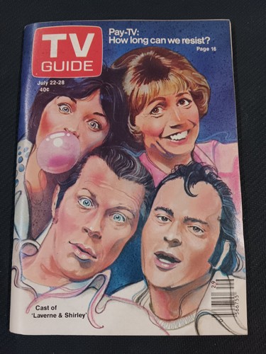 1978 CAST OF LAVERNE & SHIRLEY TV GUIDE MAGAZINE CANADIAN EDITION NM-MT ...
