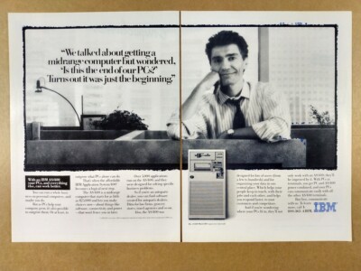1989 IBM AS/400 Model B10 Midrange Computer vintage print Ad | eBay