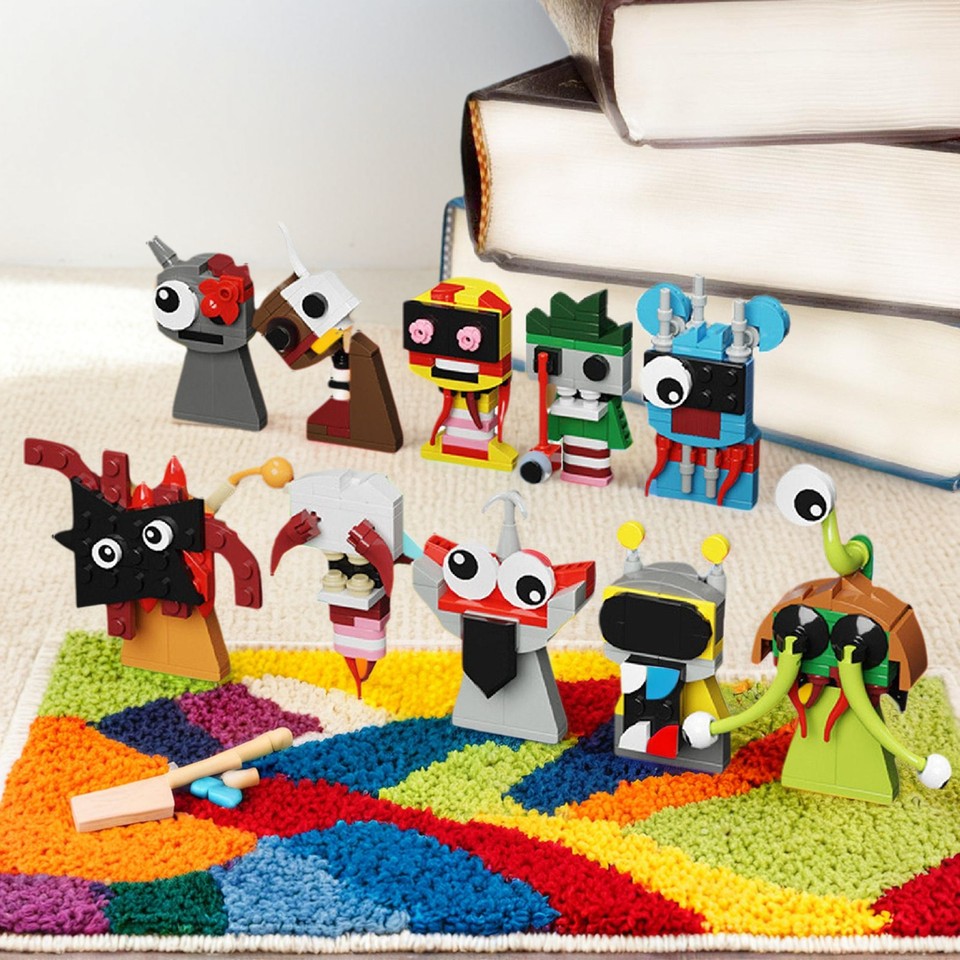 Sprunki Incredibox Game Building Blocks Toys Model Figure Building Toy ...