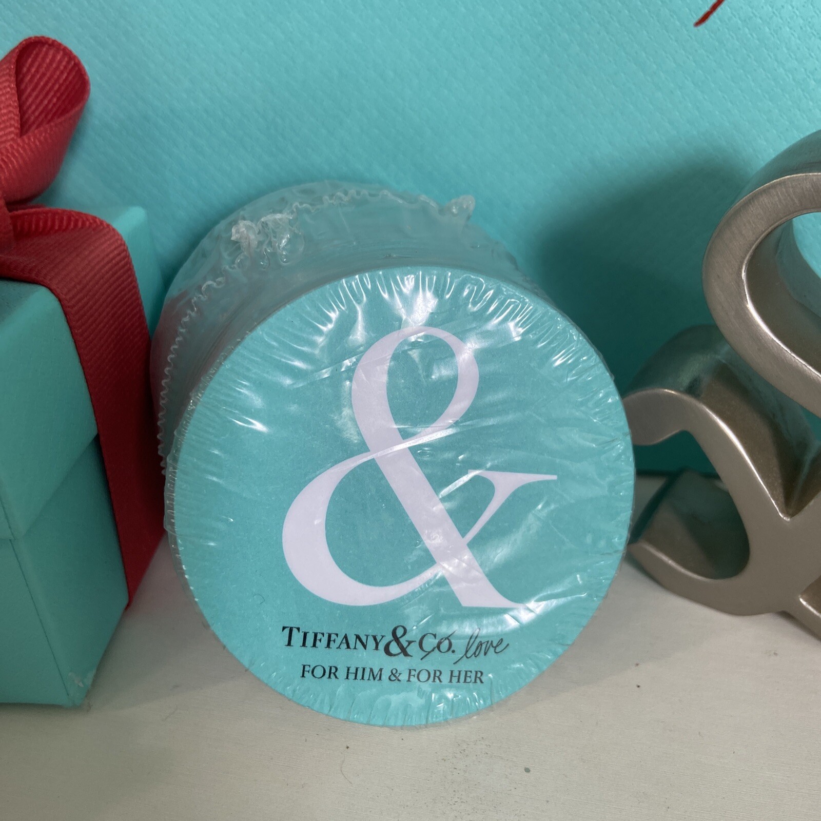 Tiffany&Co Love Him Her 0.04 fl oz Blotter Cards 2019 Catalog Gift Bag ...