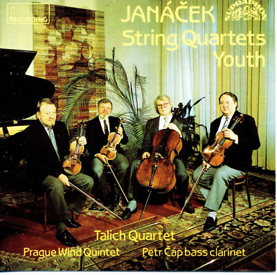 JANACEK String Quartets Youth TALICH QUARTET PRAGUE WIND QUARTET [CD ...