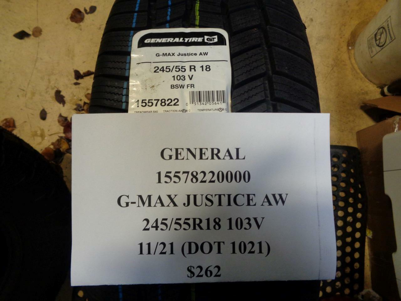 General G-Max Justice 245/55R18 Tire for sale online | eBay