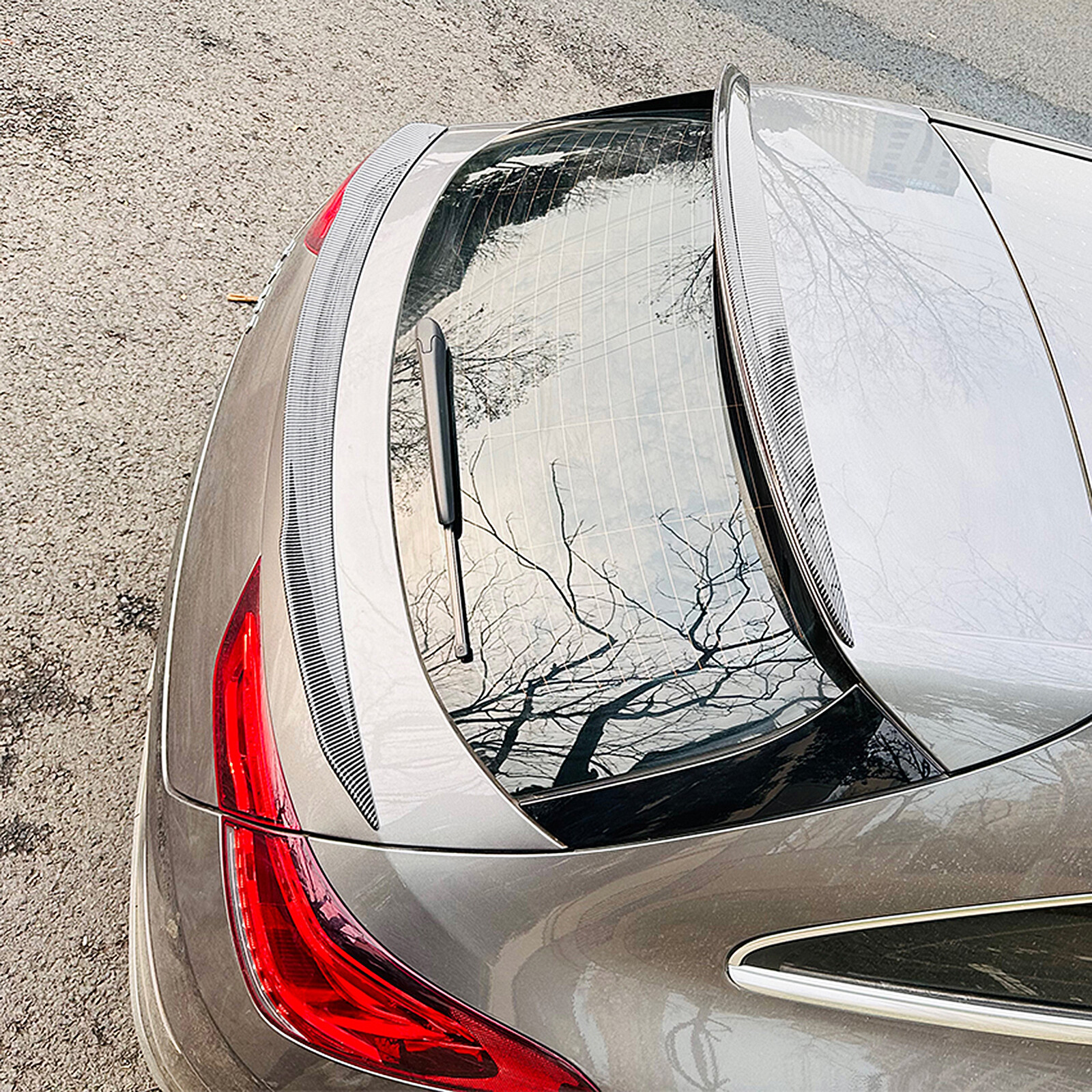 Rear Trunk Spoiler Middle Wing For Benz CLA Class X118 CLA35 CLA45 AMG ...