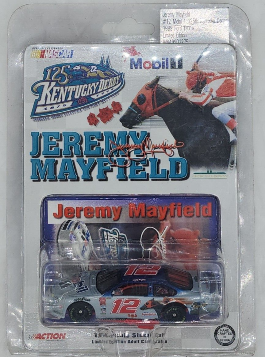 JERRY MAYFIELD #12 ACTION RACING 125TH KENTUCKY DERBY 1:64 SCALE ...