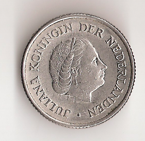 1950 The Netherlands 25 Cents Coin Dutch Holland | eBay