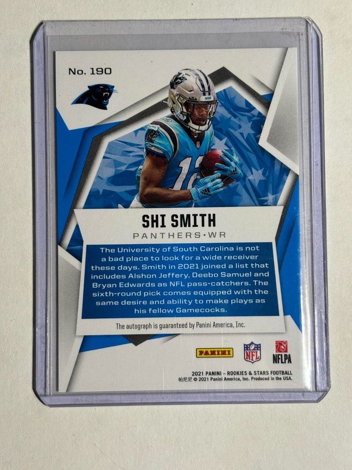 2021 panini rookies and stars shi smith rookie auto /75 | eBay