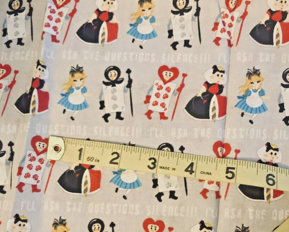 Alice in Wonderland "SILENCE" Characters on Gray by Disney for Springs ...