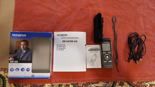 Olympus DM-520 Digital Voice Recorder with Built-in Microphone -Fully ...