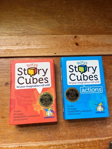 Lot of Gamewright Rory’s STORY CUBES ACTIONS & Not - Dr. Toy 10 Best Games Winne | eBay