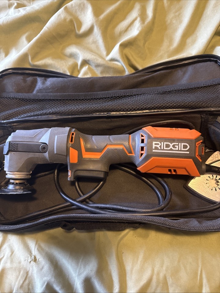 RIDGID R28700 4amp Oscillating Multi-tool (Corded) W/ bag | eBay
