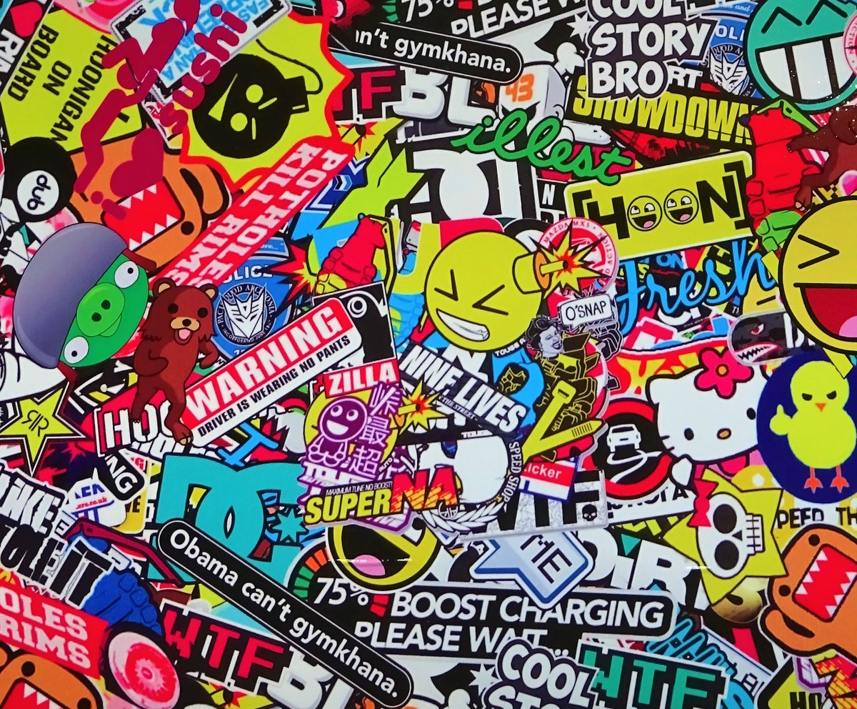 Hellaflush Sticker Bomb