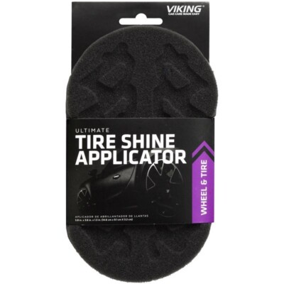 Viking Ultimate Wheel & Tire Shine 5.8" L x 3.6" W x 1.3" D Applicator ...