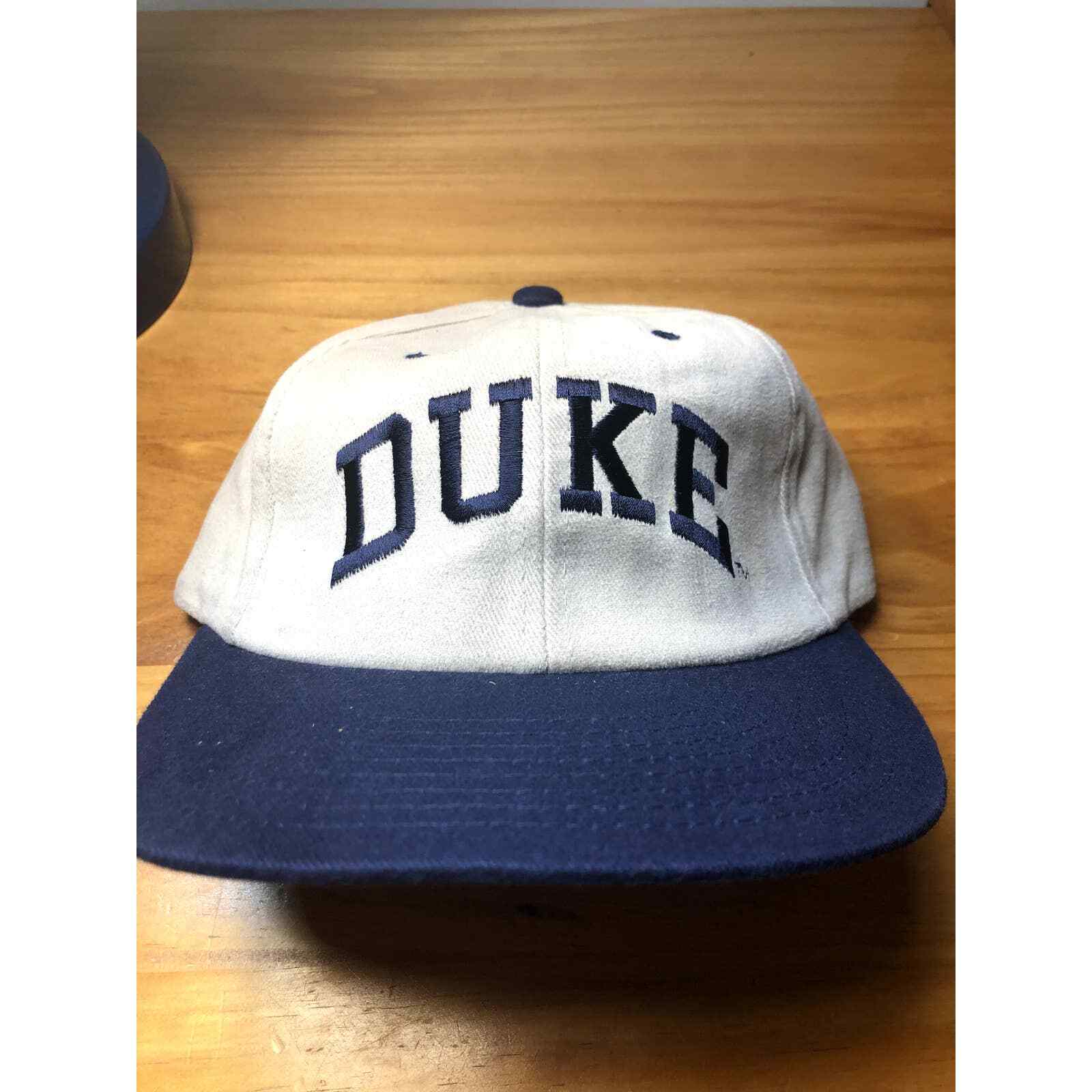 New Deadstock RARE Vintage 1990s Duke Champion Snapback Hat - White ...
