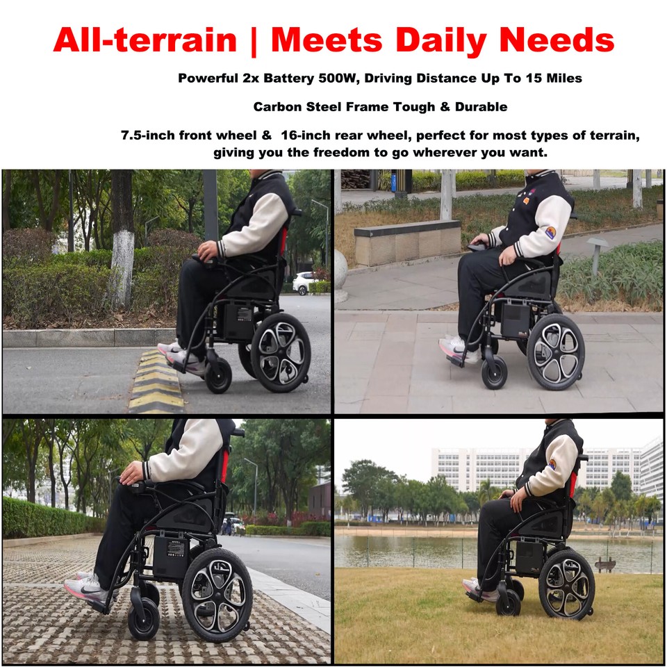 Folding Electric Wheelchairs FDA Certified Medical Mobility Scooter ...