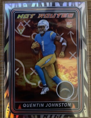 2023 Panini Phoenix QUENTIN JOHNSTON Hot Routes Silver RC Insert #HR-4 ...