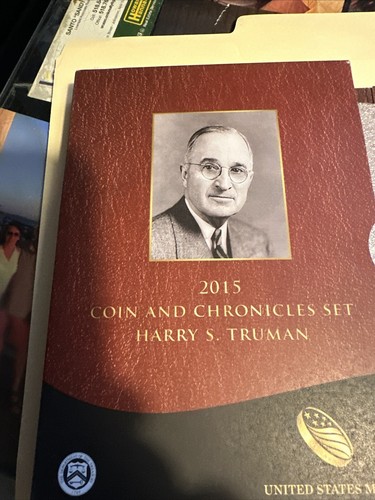 2015 P REVERSE PROOF HARRY TRUMAN DOLLAR ANACS RP70 + MEDAL COIN ...