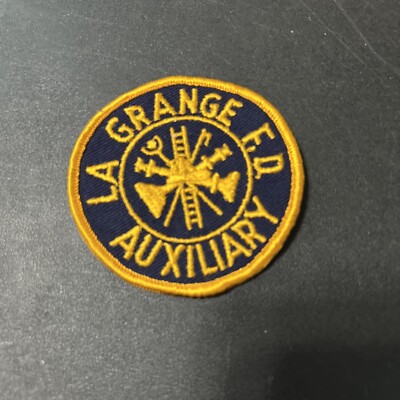 Vintage Obsolete Fire Department Patch La Grange | eBay