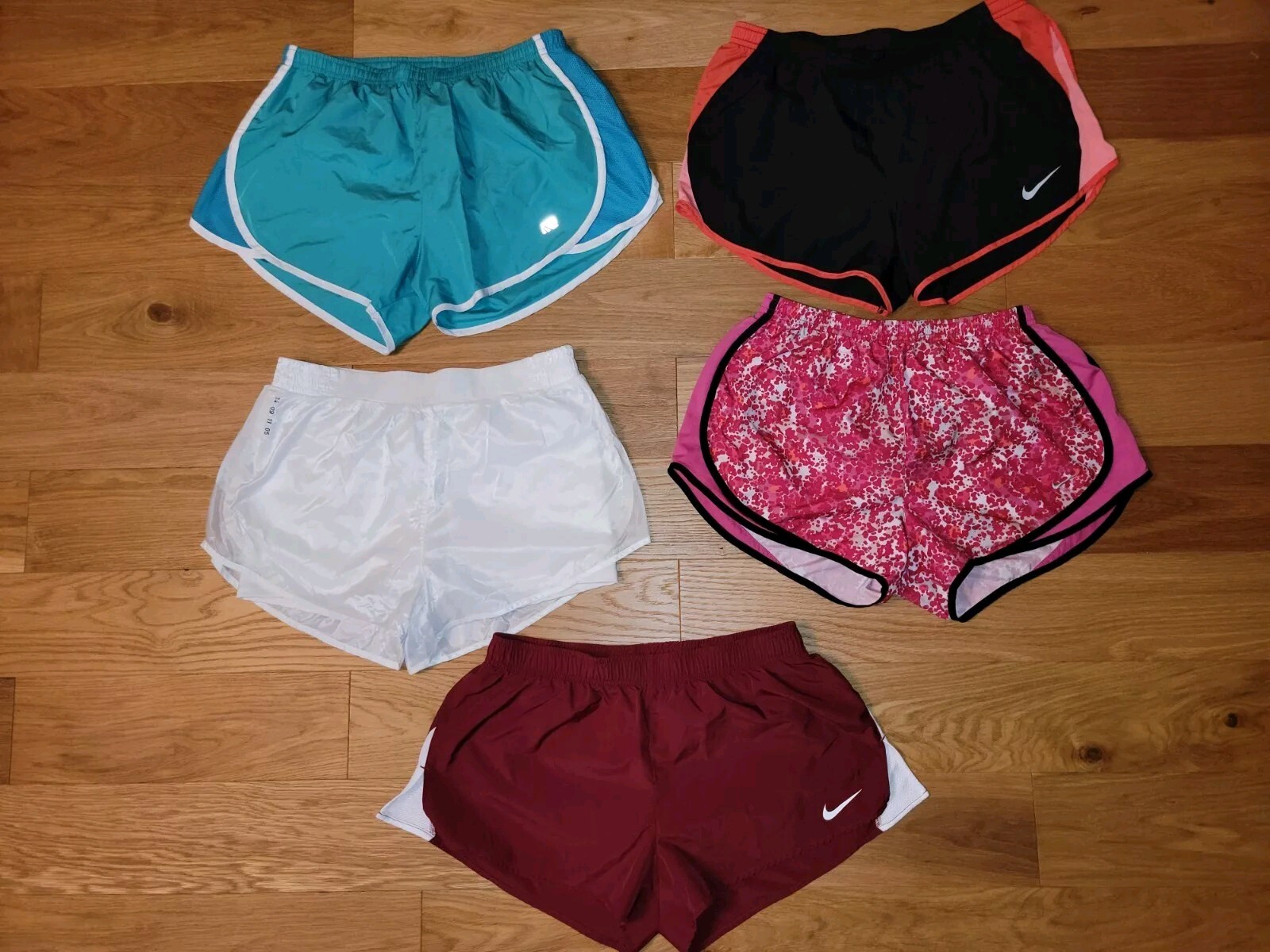 Lot Of 5 Nike Tempo DRI FIT Women’s Sz Large Lined Running Track Shorts ...