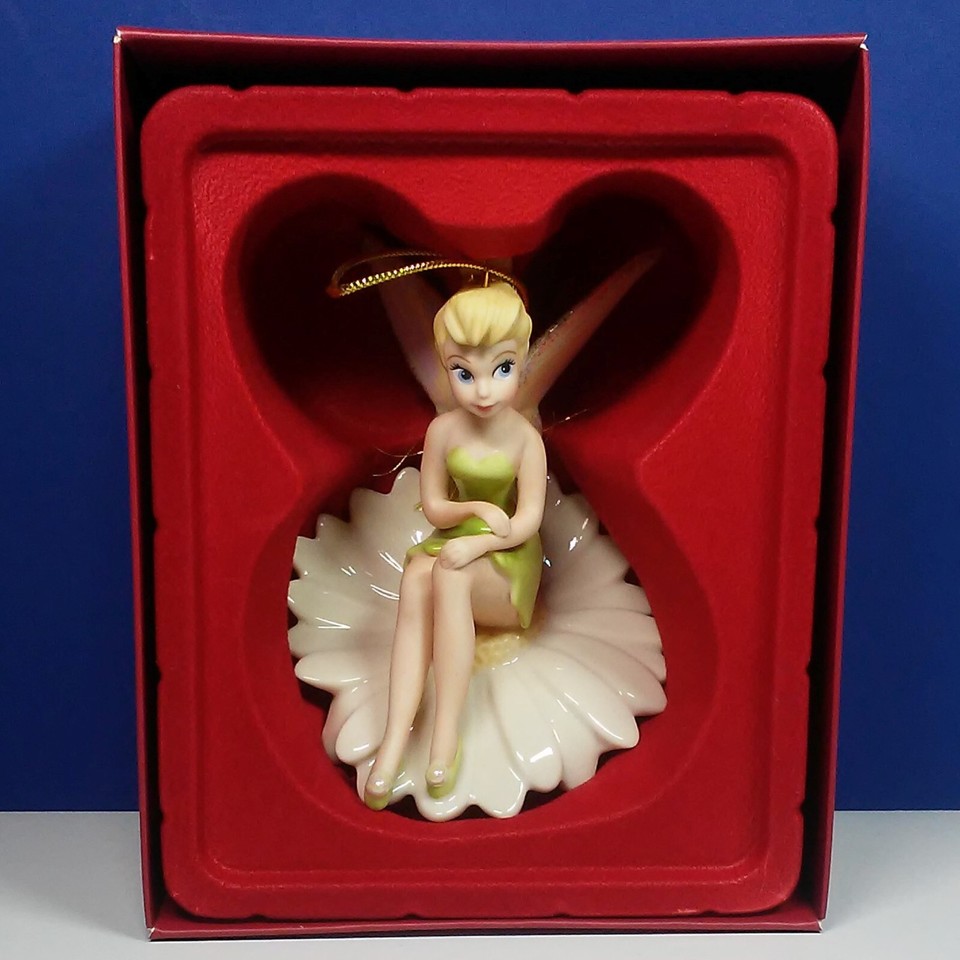 Lenox Disney 2021 Tinker Bell Ornament Sitting on Flower | eBay