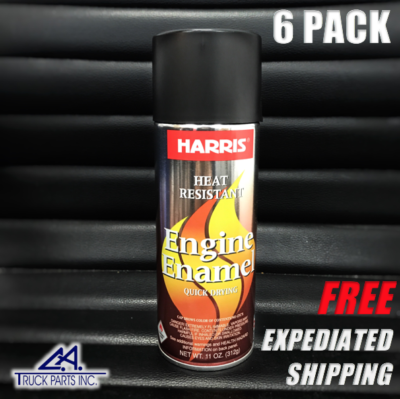 Matte Black Harris Heat Resistant Engine Enamel Motor Engine Spray ...