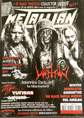 Magazine Metallian n°78, Watain, Queensrÿche, Phil Anselmo, Annihilator ...