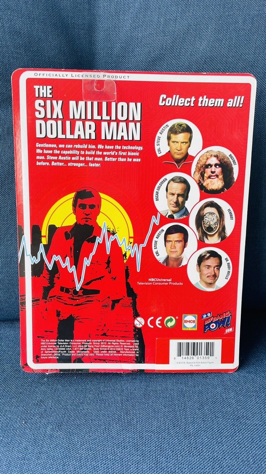 2012 Six Million Dollar Man Bigfoot 8" Figure Biff Bang Pow Andre The ...