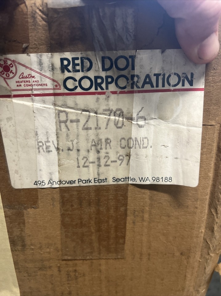 NEW RED DOT Air Conditioning Kit AC Military/Commercial HUMVEE R-2170-6 ...