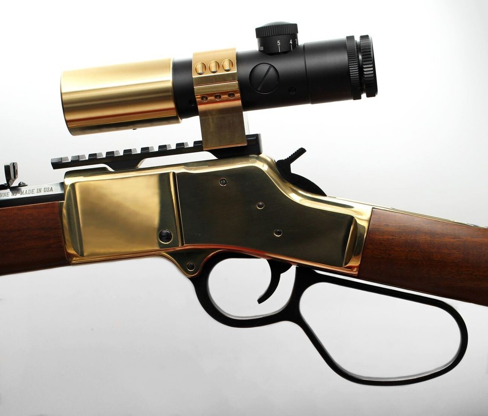 Brass Scout Scope For Henry Big Boy & Henry Lever Action Rifles | eBay