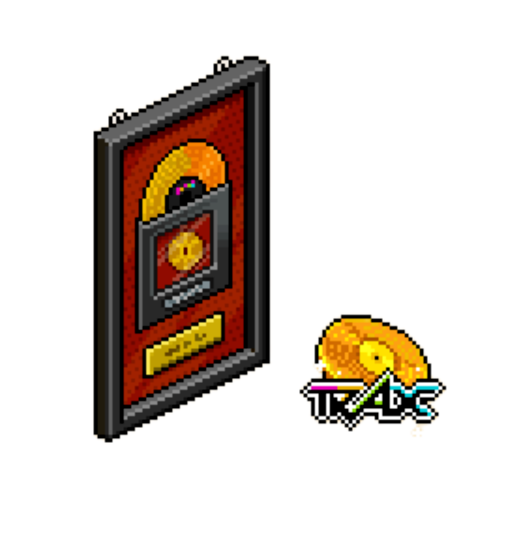 Habbo Trax Vinyl Record x CptnAlex Designs Limited Edition WITH ...