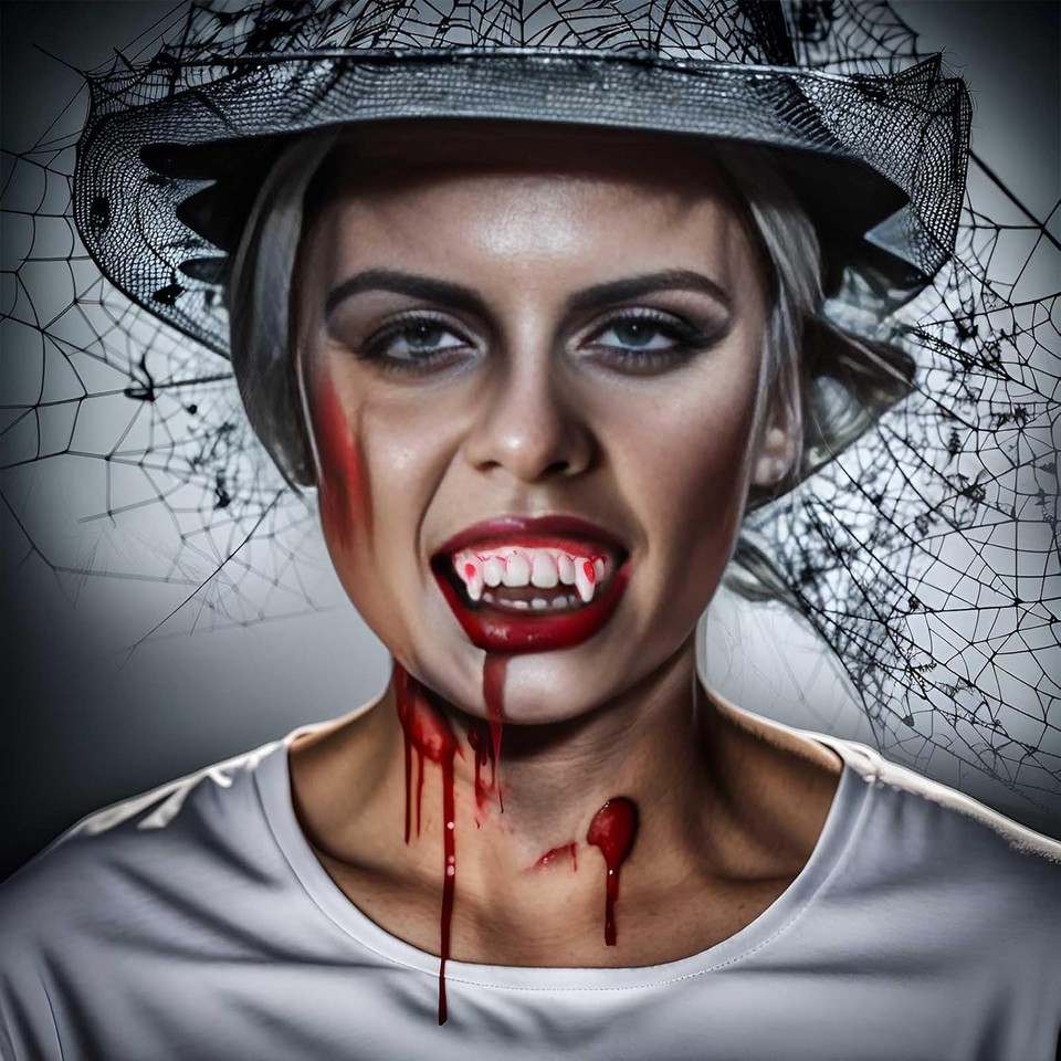 12 Pieces Gnarly Teeth Gag Teeth Ugly Fake Teeth Vampire Denture Teeth ...