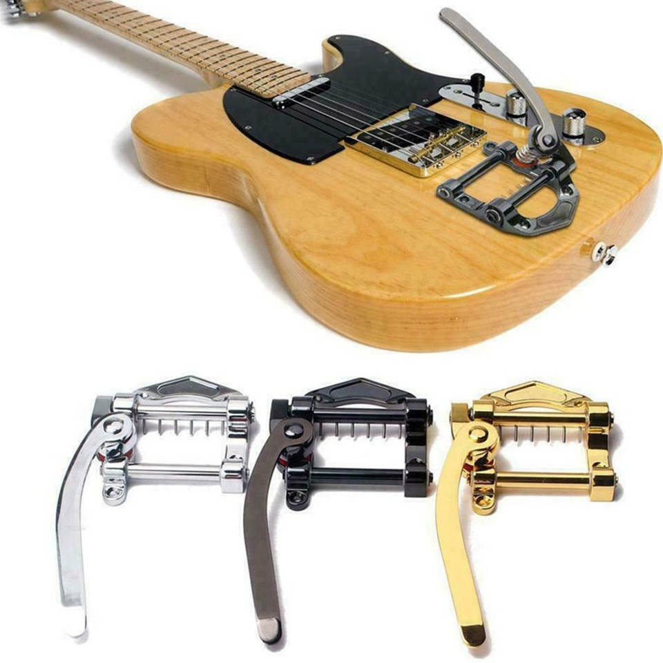 Gold Guitar Tremolo Bridge Vibrato Tailpiece System Set For Bigsby SG ...