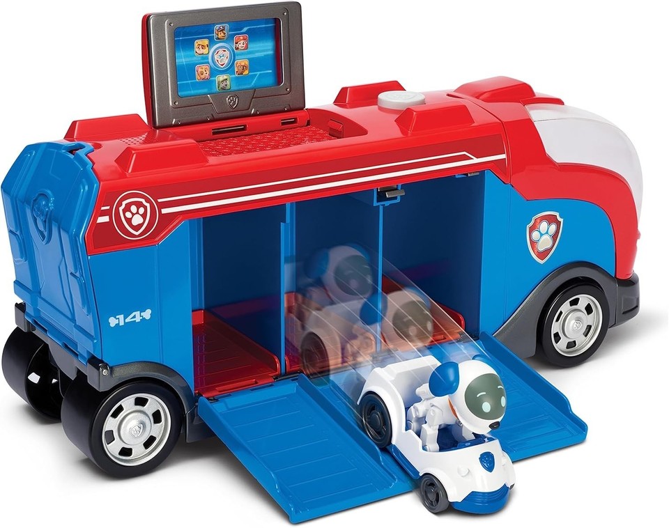 Spin Master Kids Children PAW Patrol Red Blue Mission Cruiser Vehicle ...