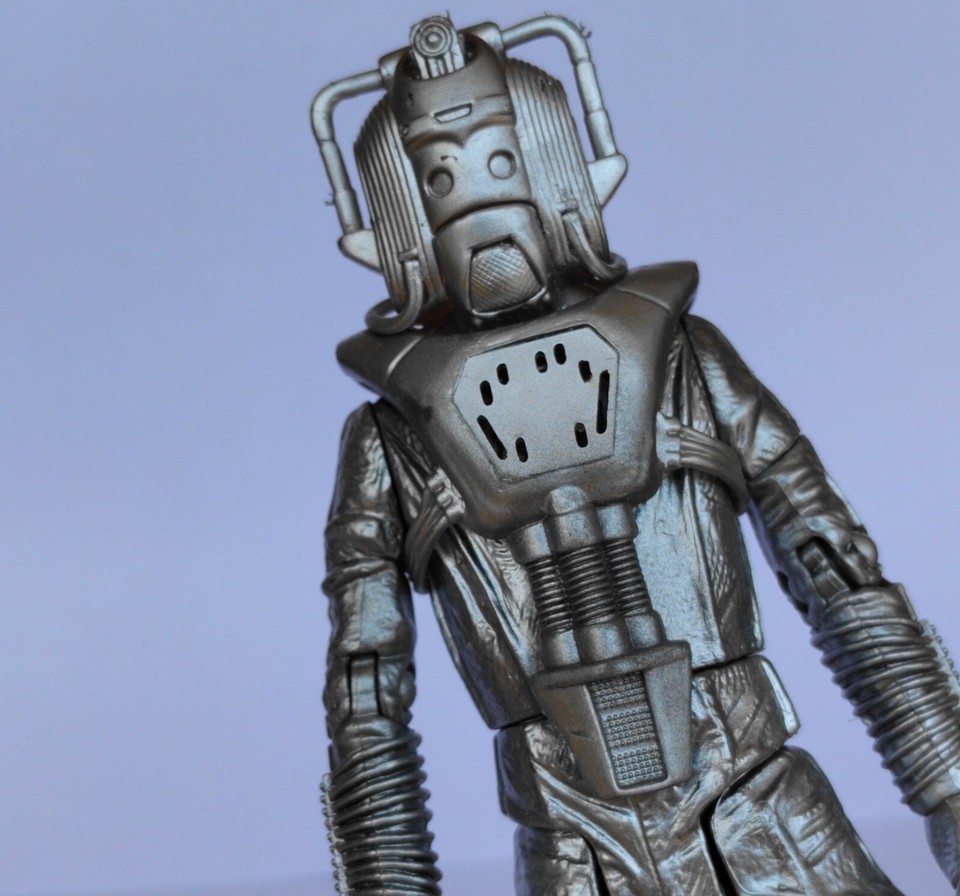 Doctor Who Cyberman action figure 5.5" old uncomplete lost part | eBay