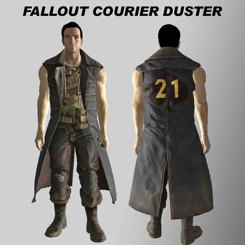 Fallout New Vegas Courier Duster | Fallout Ranger Cosplay Costume ...