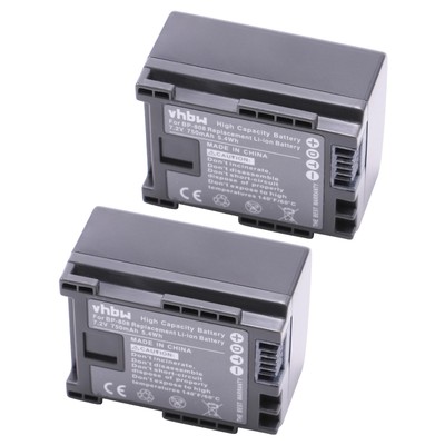 2x Batterie pour Canon Vixia HF M32 HF M30 HFM40 HFM301 HF M300 HF M301 ...