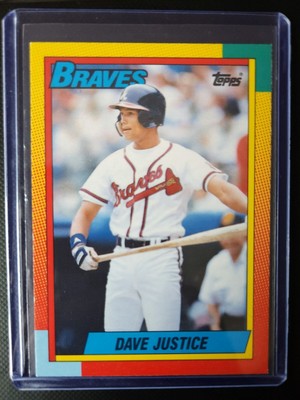 1990 Topps Traded Baseball Dave Justice #48T Atlanta Braves RC | eBay