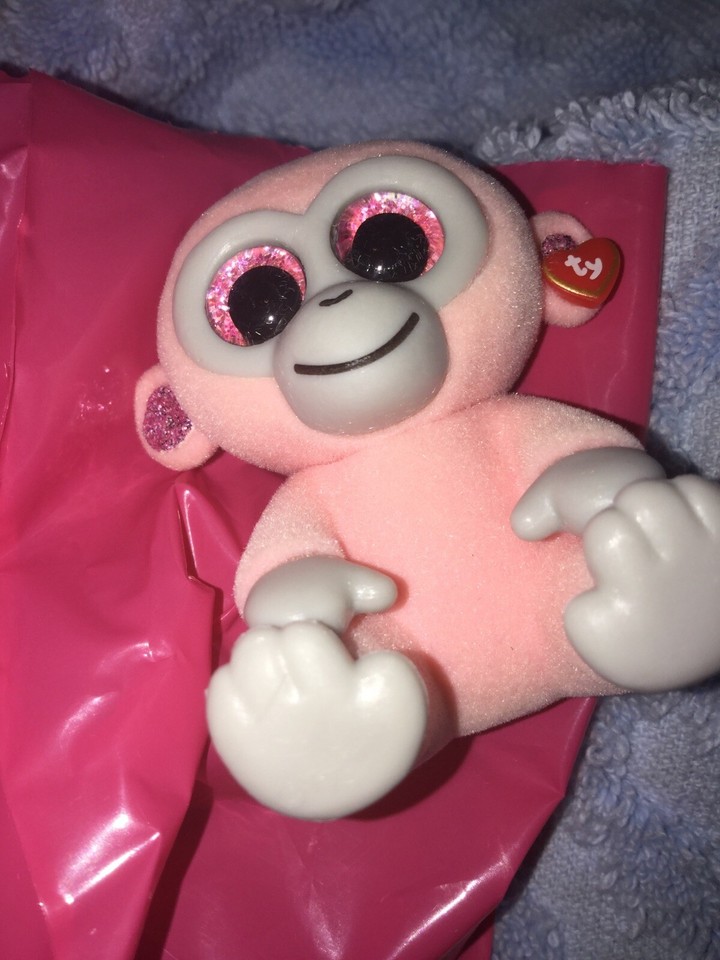 TY Beanie Boos - Mini Boo Figures Series 3 - CHERRY the Pink Monkey (2 ...