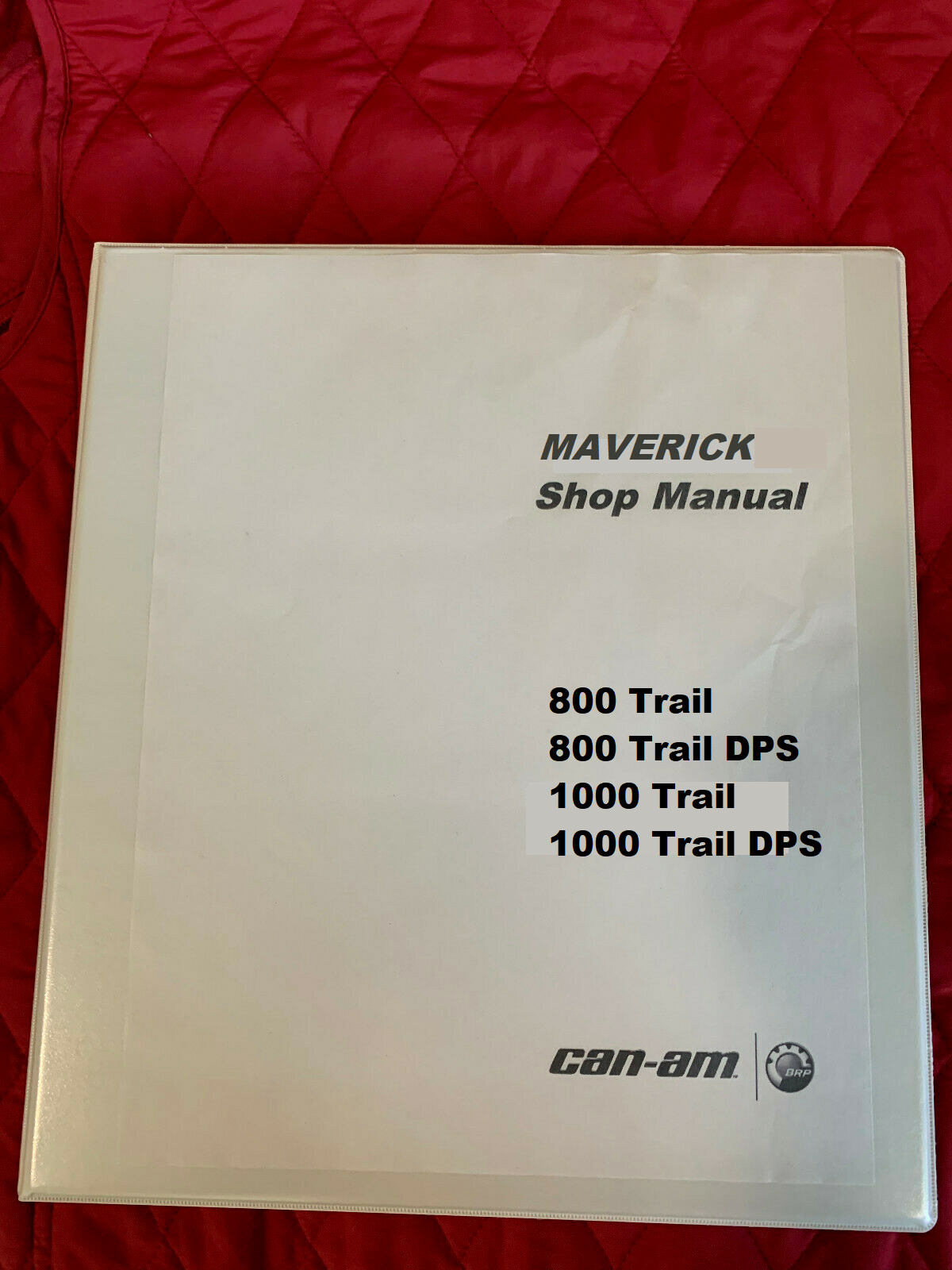2018 Can-Am Maverick Trail 800 1000 DPS UTV service manual binder | eBay