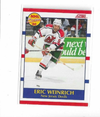1990-91 Score Prospect Eric Weinrich #389 Devils | eBay