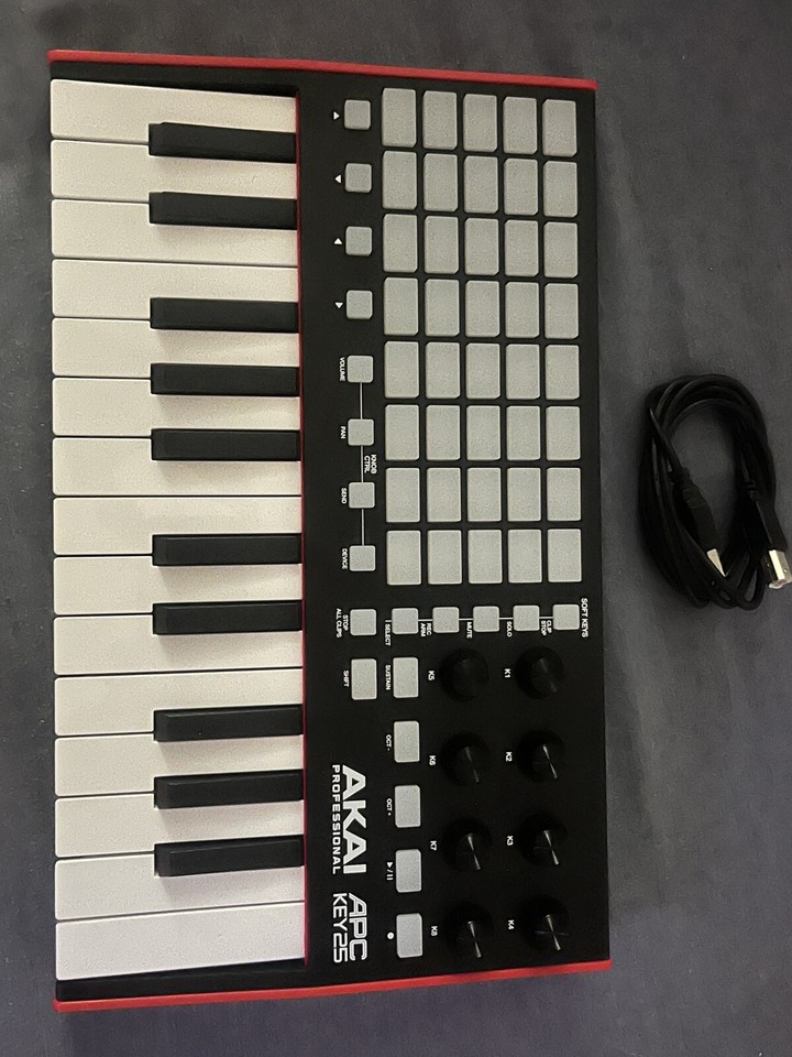 Akai Professional APC Key 25 MK2 Ableton Live Controller with Keyboard ...